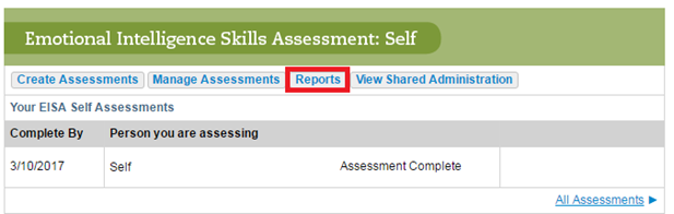 Downloading a Report in EISA